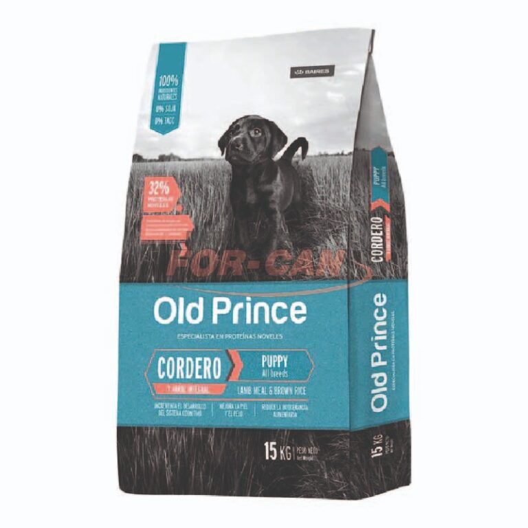 OLD PRINCE Cachorros Cordero y Arroz x 15 kg - Distribuidora Forcan